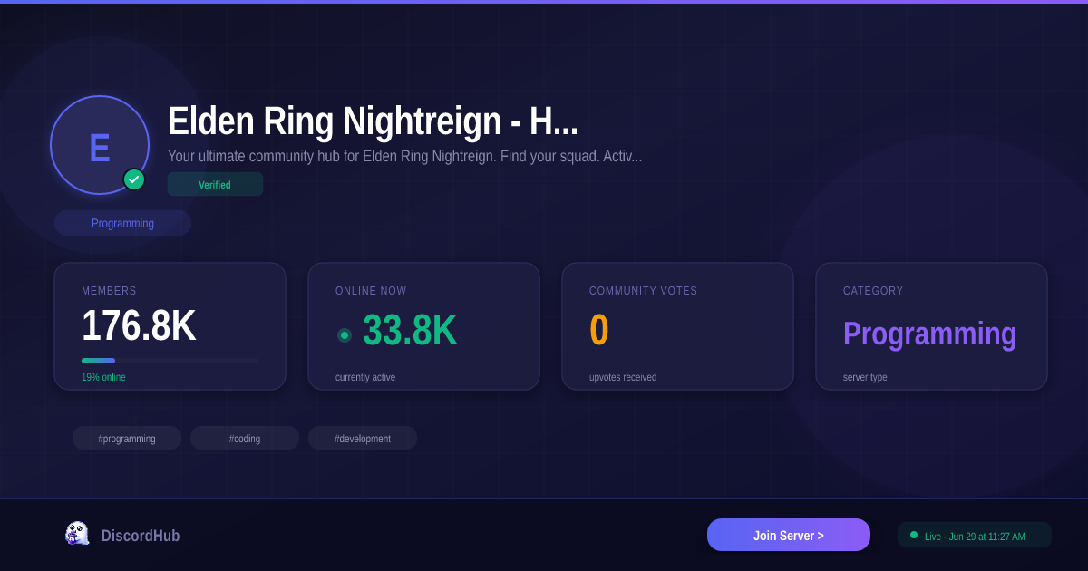 Elden Ring Nightreign - Hexinton Discord Server — 176K+ Members | Huge ...
